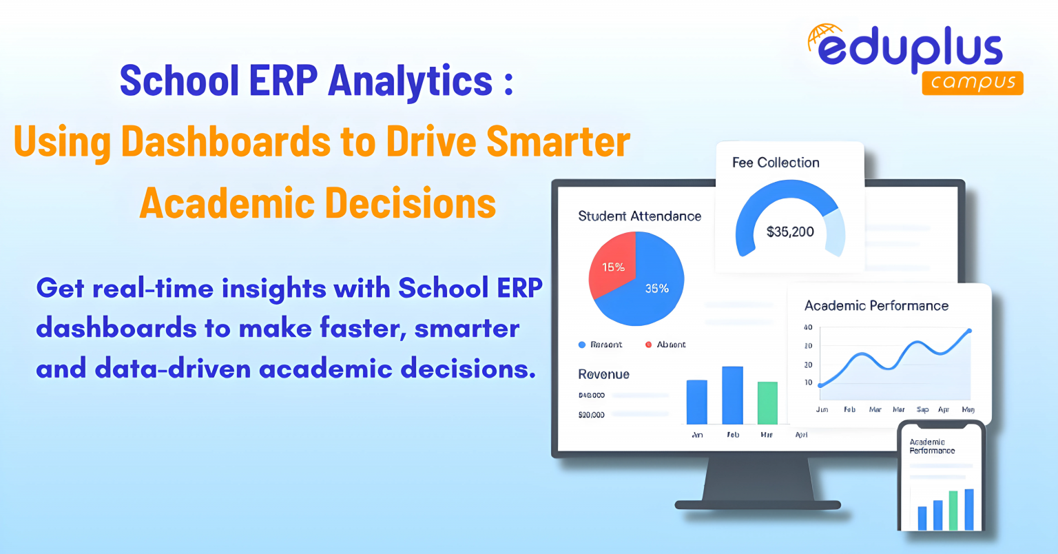 School ERP Analytics: Using Dashboards to Drive Smarter Academic Decisions - Edu plus now Blog